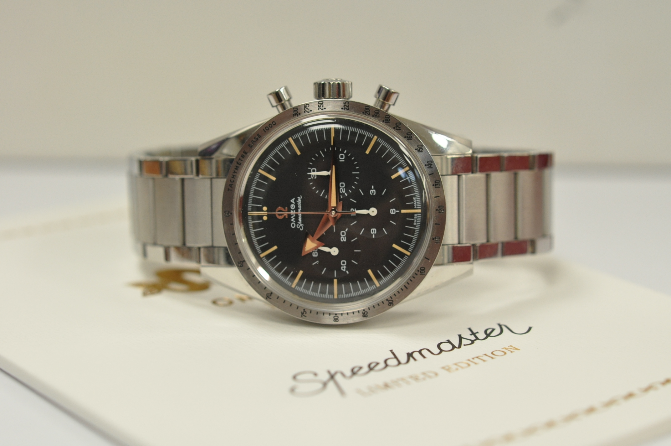 Omega 1957 Speedmaster 'Trilogy' - Hackett Watches