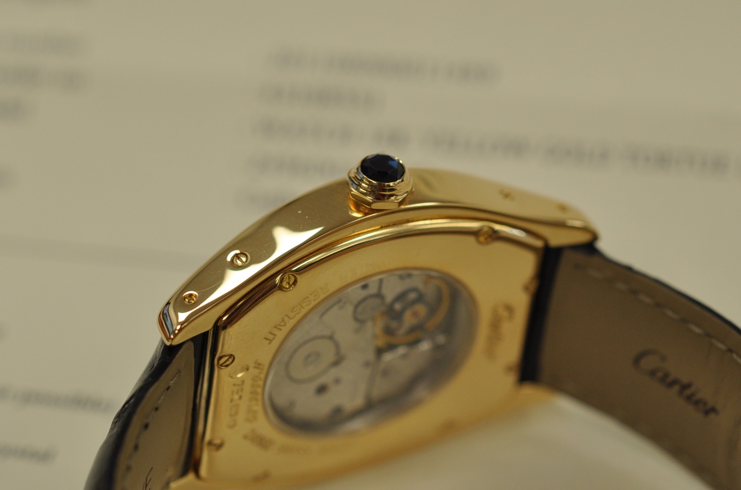 Cartier Collection Privee Tank Tortue LM - Hackett Watches
