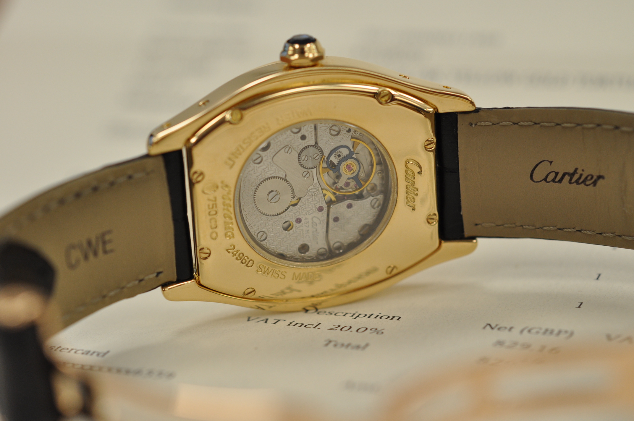 Cartier Collection Privee Tank Tortue LM - Hackett Watches