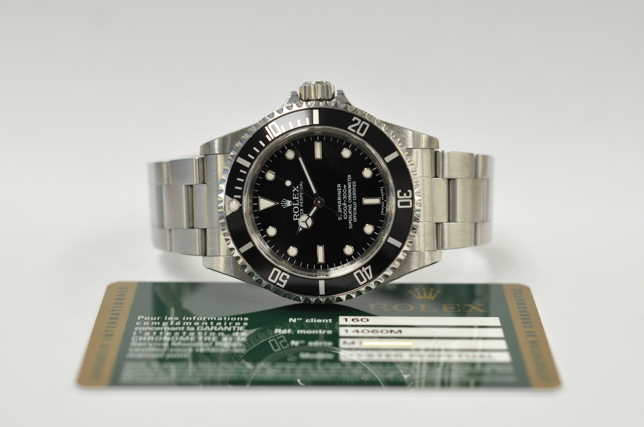 Rolex 2008 Submariner '4-line' 14060M - Hackett Watches