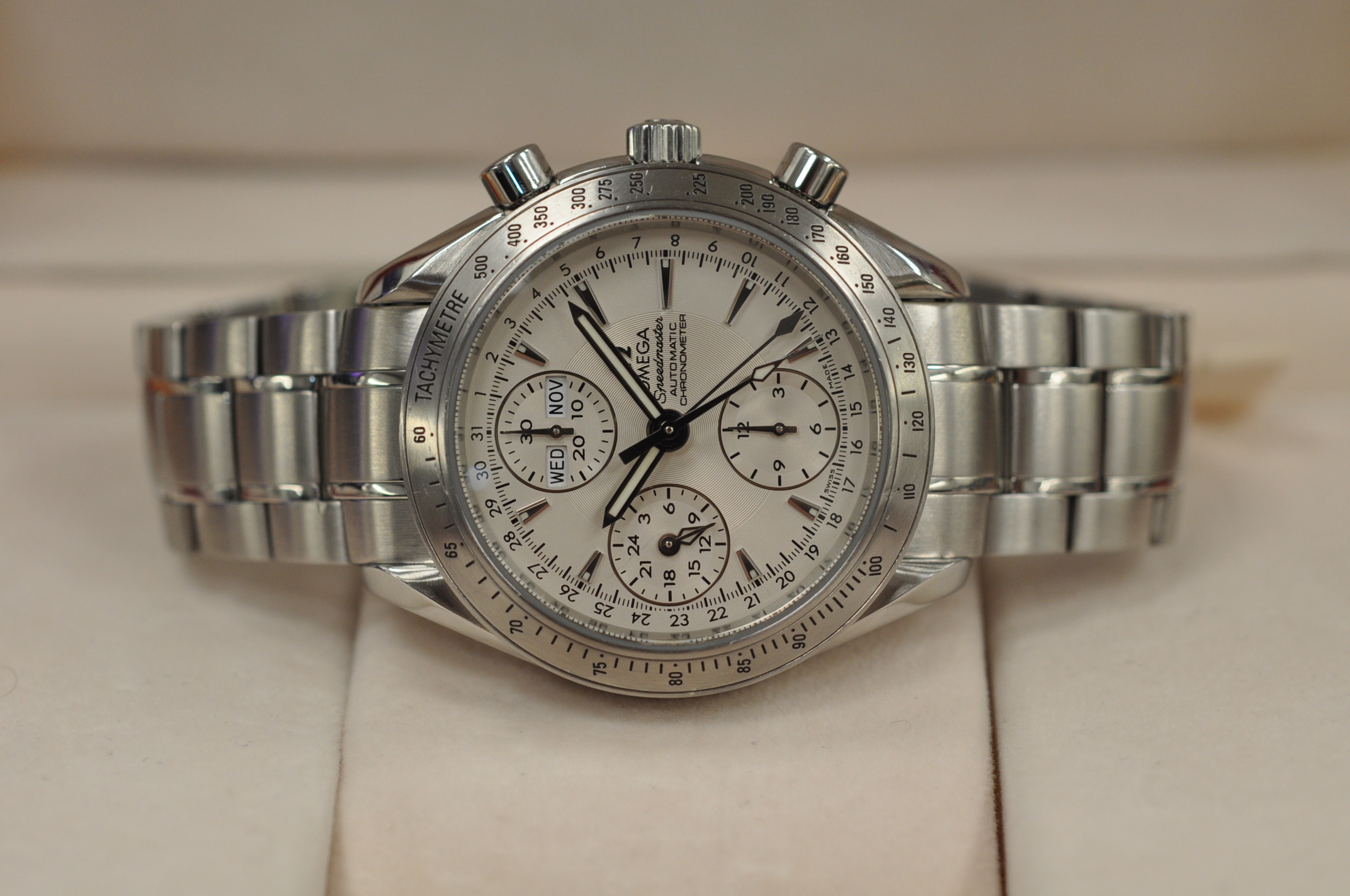Omega 2008 Speedmaster Triple Date - Hackett Watches
