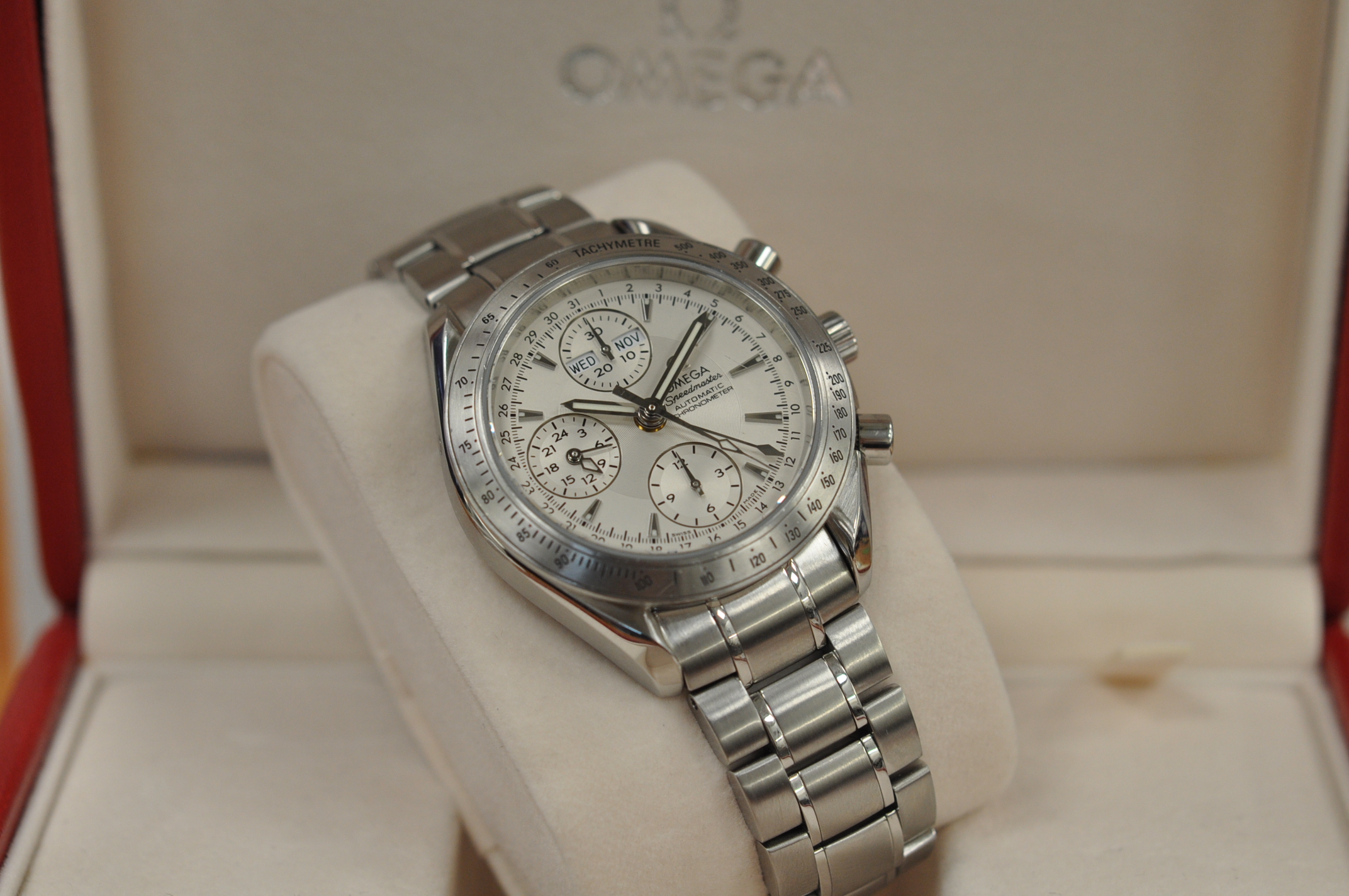 Omega 2008 Speedmaster Triple Date - Hackett Watches