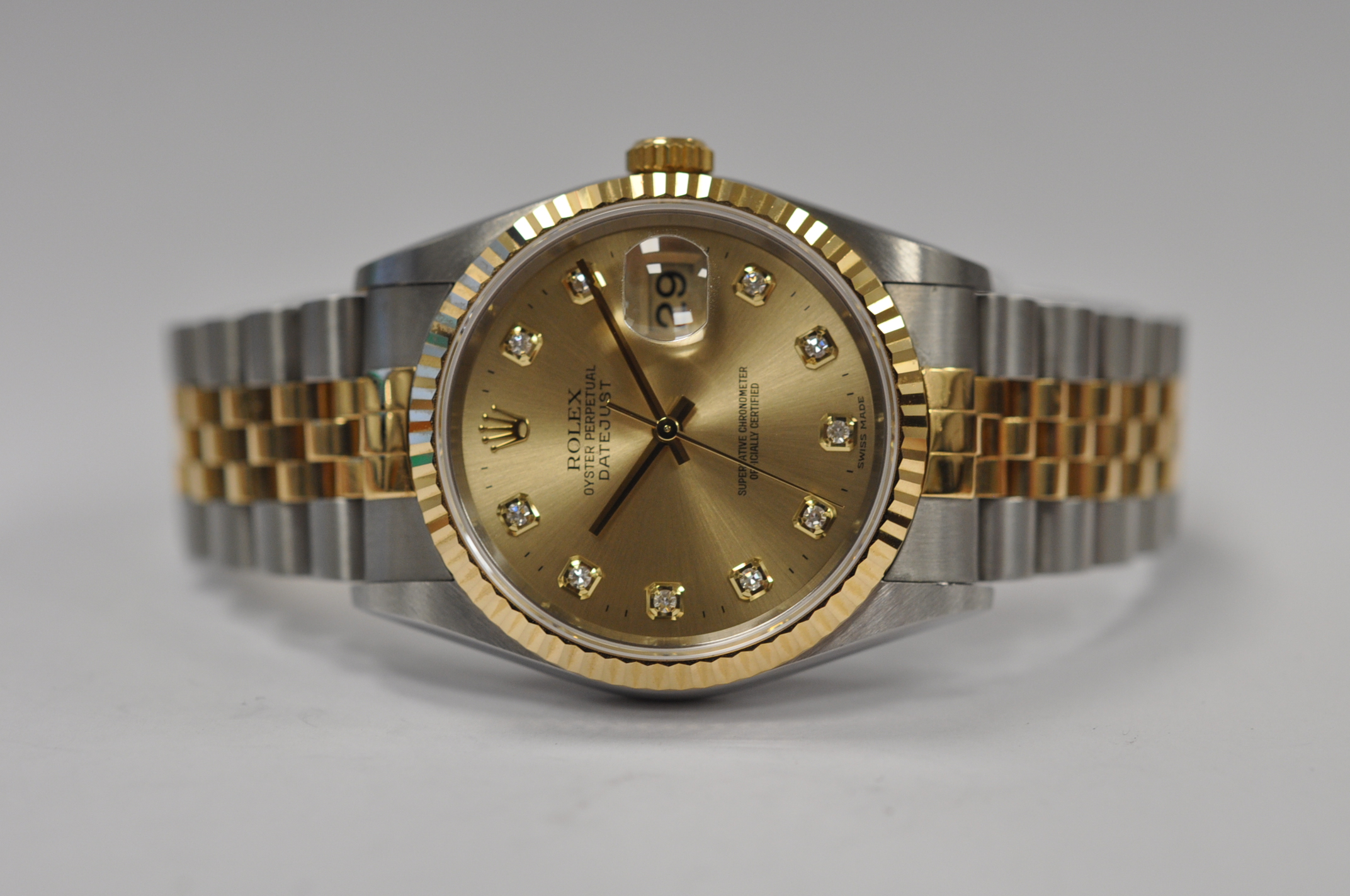 Rolex Datejust Daimond Dial 16233 - Hackett Watches