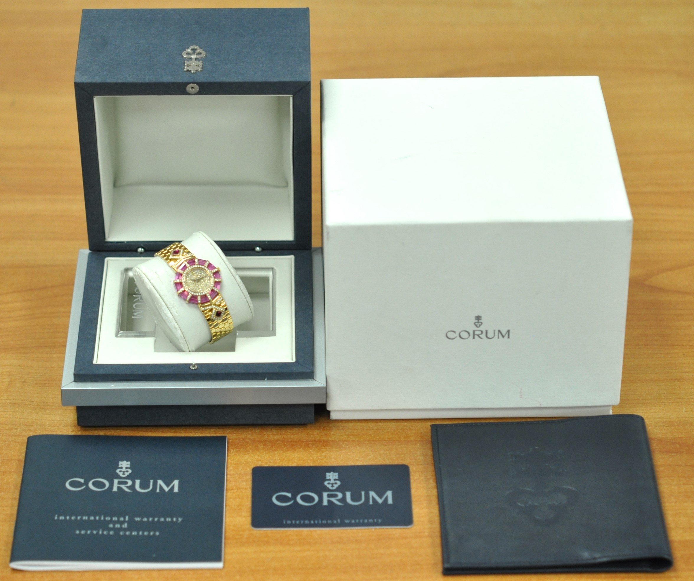 Corum 18ct Diamond Set Princess Limelight - Hackett Watches