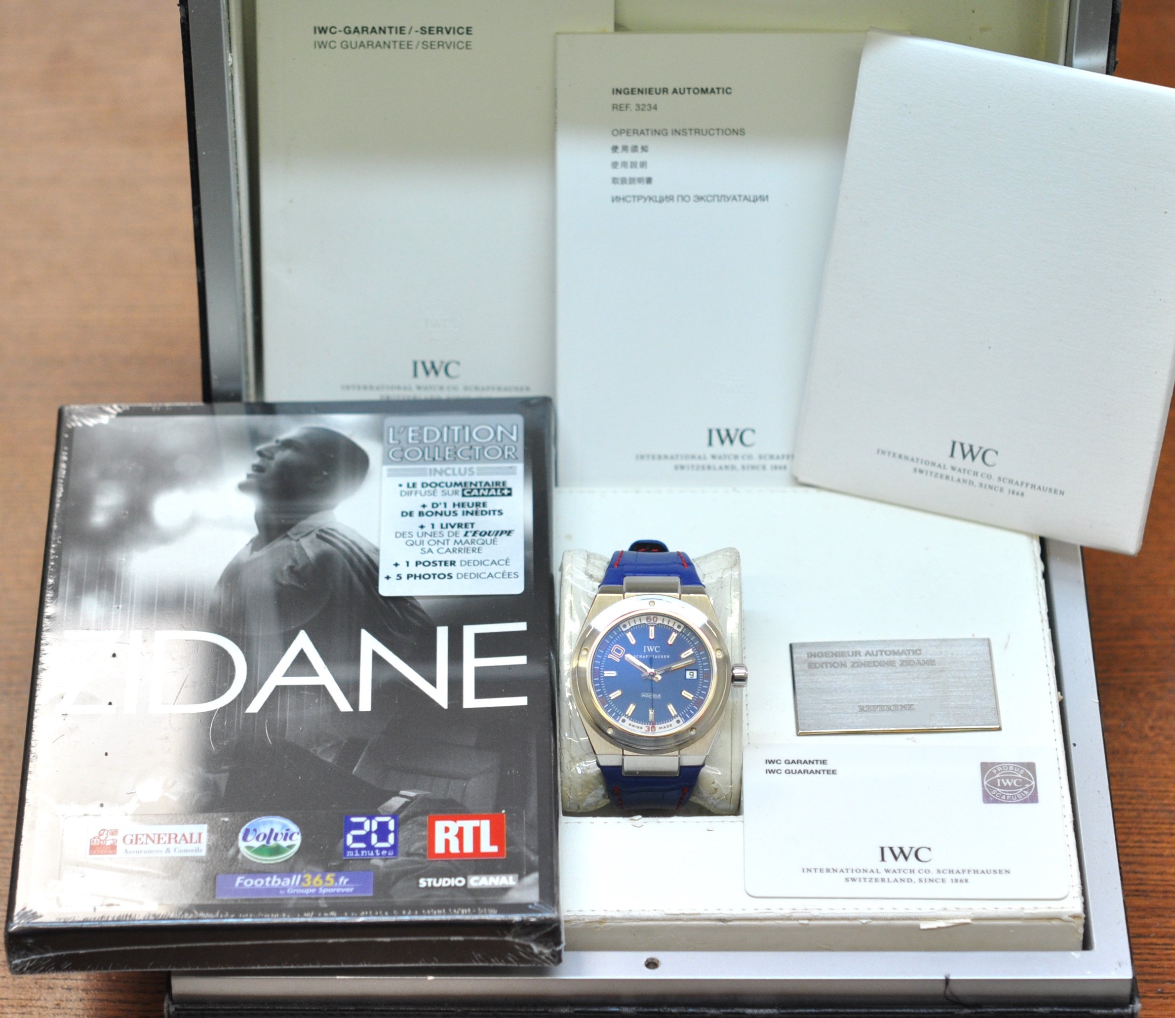 IWC Ingenieur Zinedine Zidane IW323403 - Hackett Watches