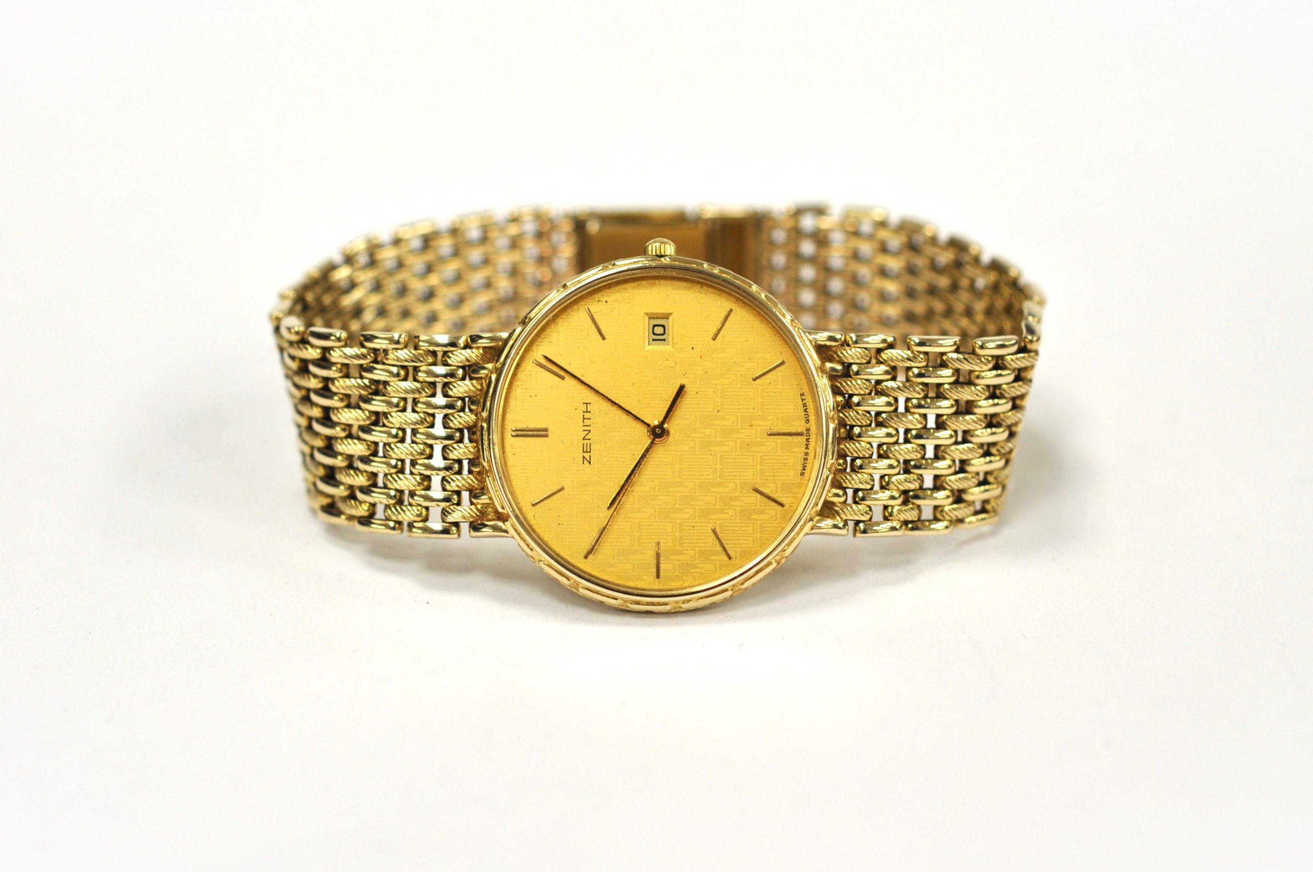 Zenith 1980s 9ct gold watch 631480616 - Hackett Watches